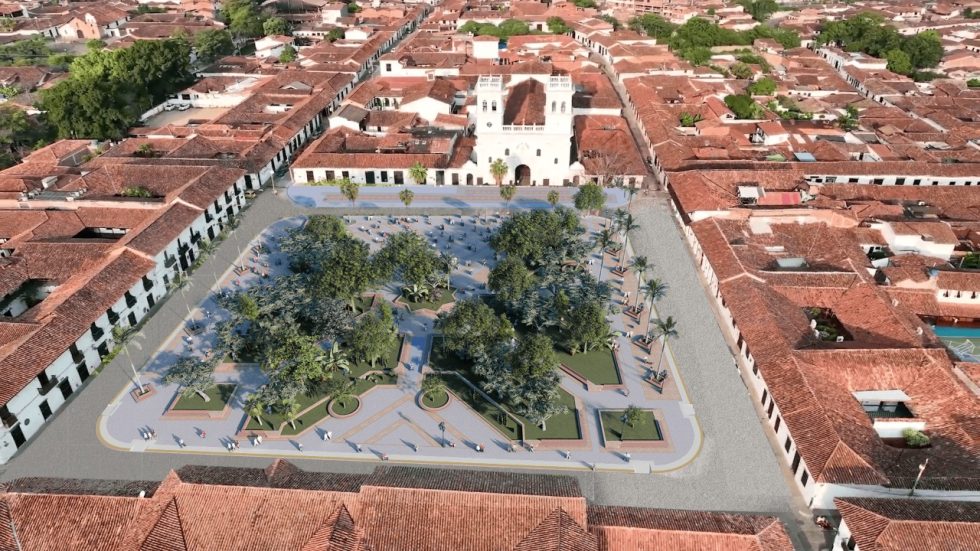 Remodelarán el parque principal de Girón, comerciantes piden ...